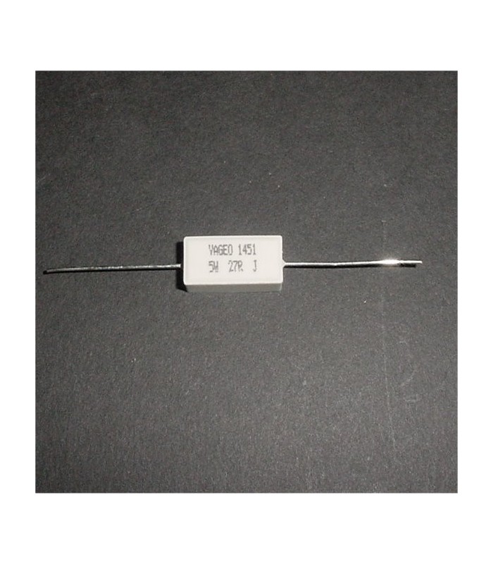 27 Ohm 5 Watt Resistor - Twisty Wrist Arcade and Pinball Parts