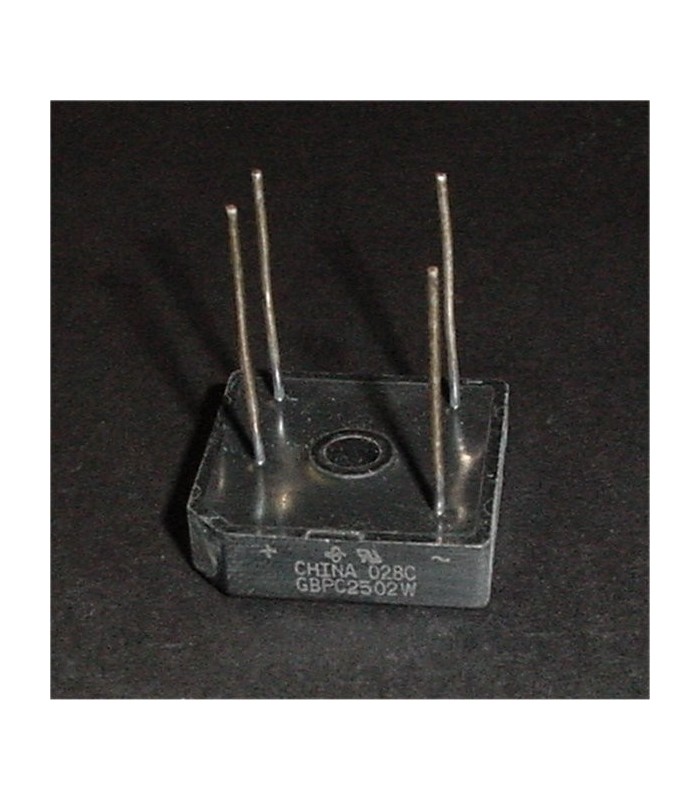 GBPC2502W Bridge Rectifier, 25a 200v - Twisty Wrist Arcade and Pinball ...